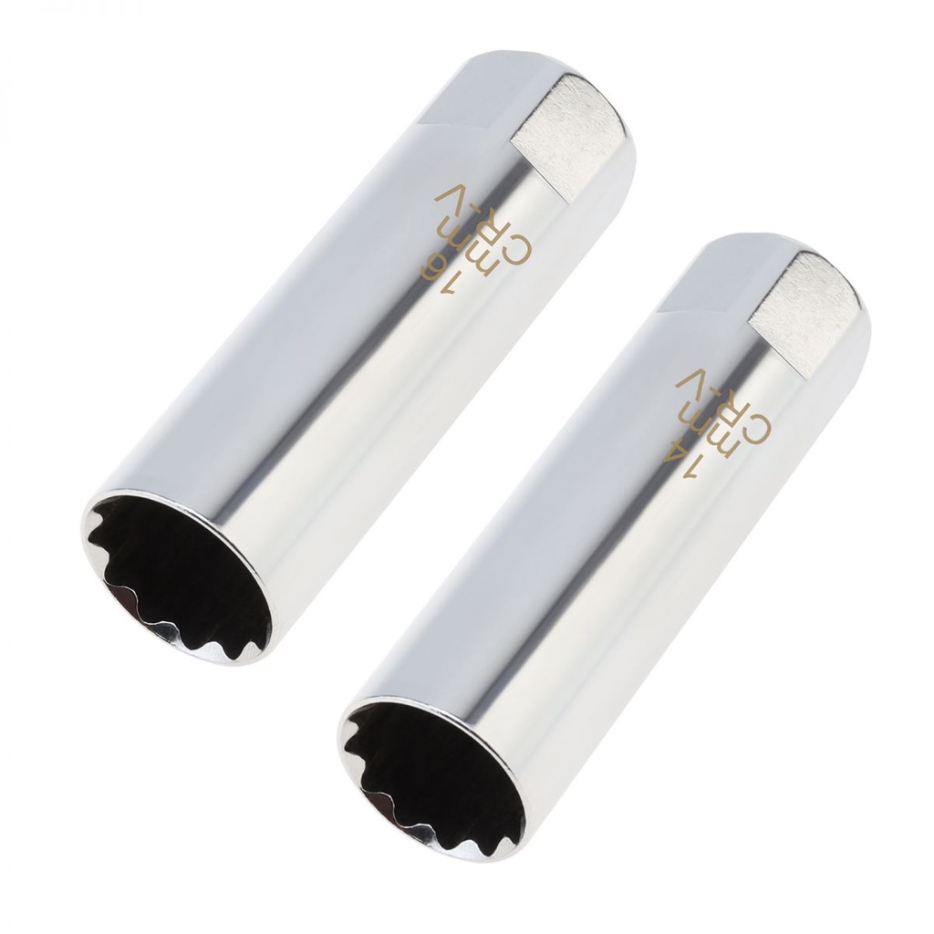 14mm / 16mm Thin Wall 12-Point Spark Plug Socket Fit for Car / SUV ...