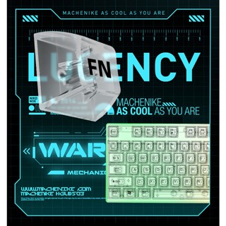 Centrix K-800 Professional Transparent Keycaps Keyboard With Multimedia ...