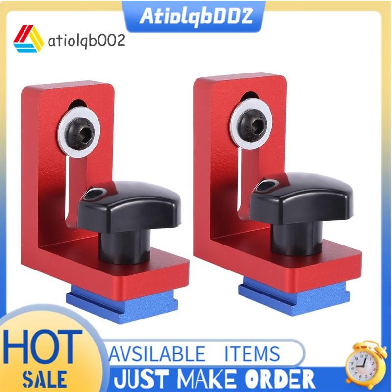 Set Of 2 T-Track Sliding Brackets For Aluminium Profile Woodworking ...