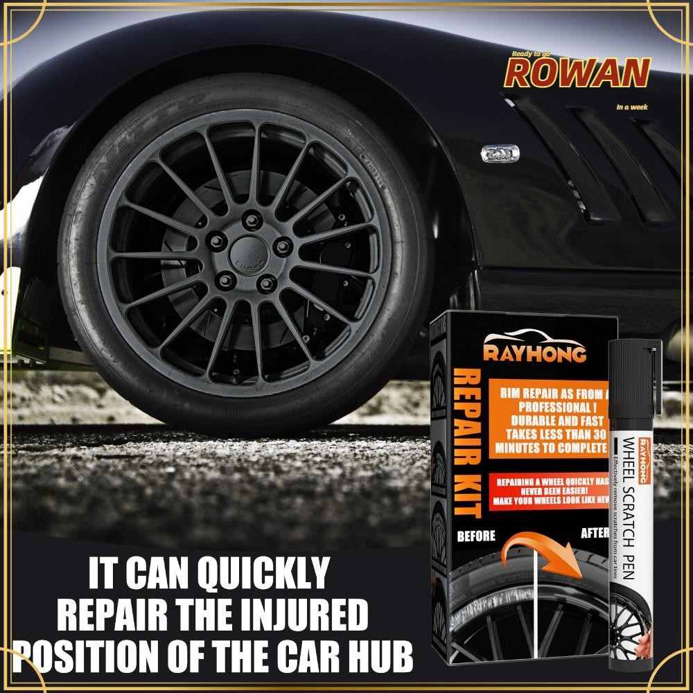 RW-HOME Car Rim Scratch Repair Kit, DIY Scratch Repair Wheel Repair Kit ...