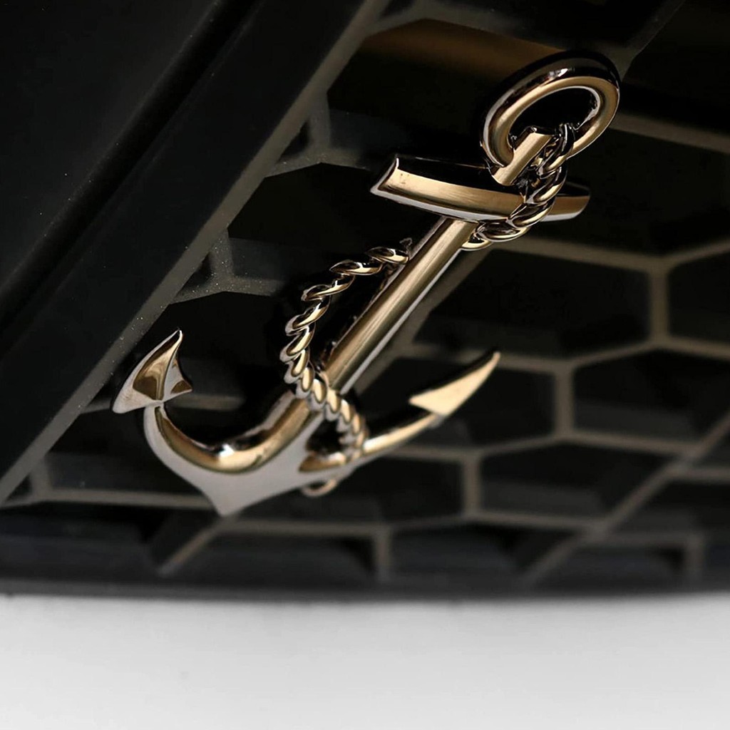 Universal 3D Metal Anchor Car Sticker Emblem Badge Car Sticker Decals ...