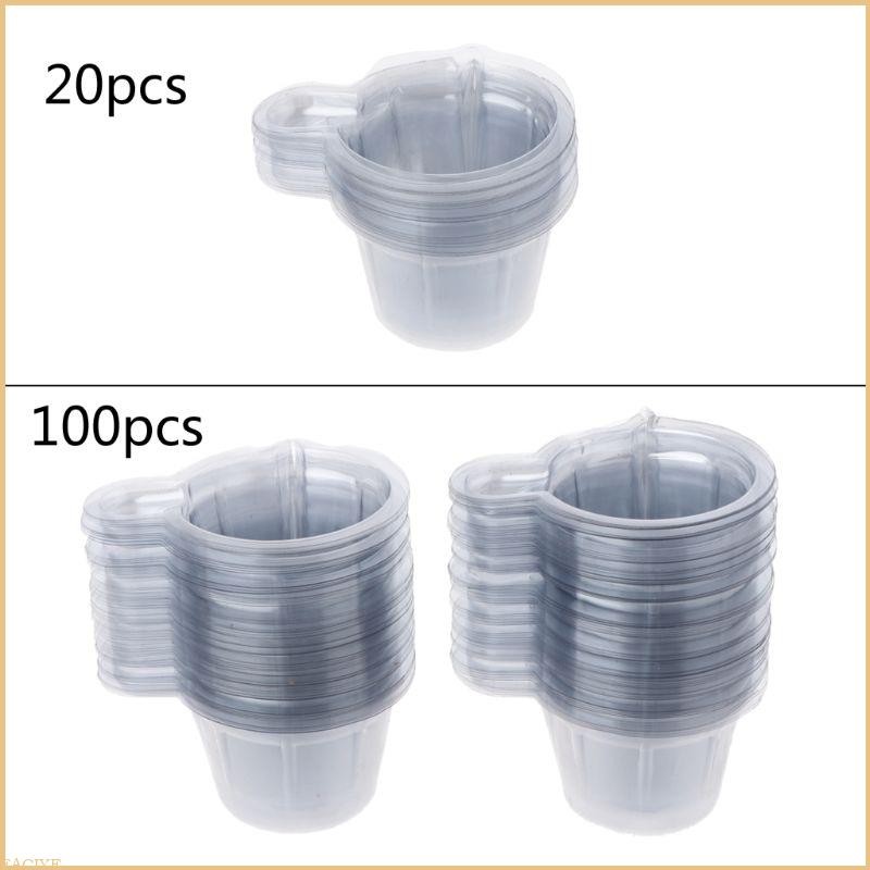 FACY 20 100 Pcs Hospital Plastic Urine Cups 40ML Sterilization Safety ...