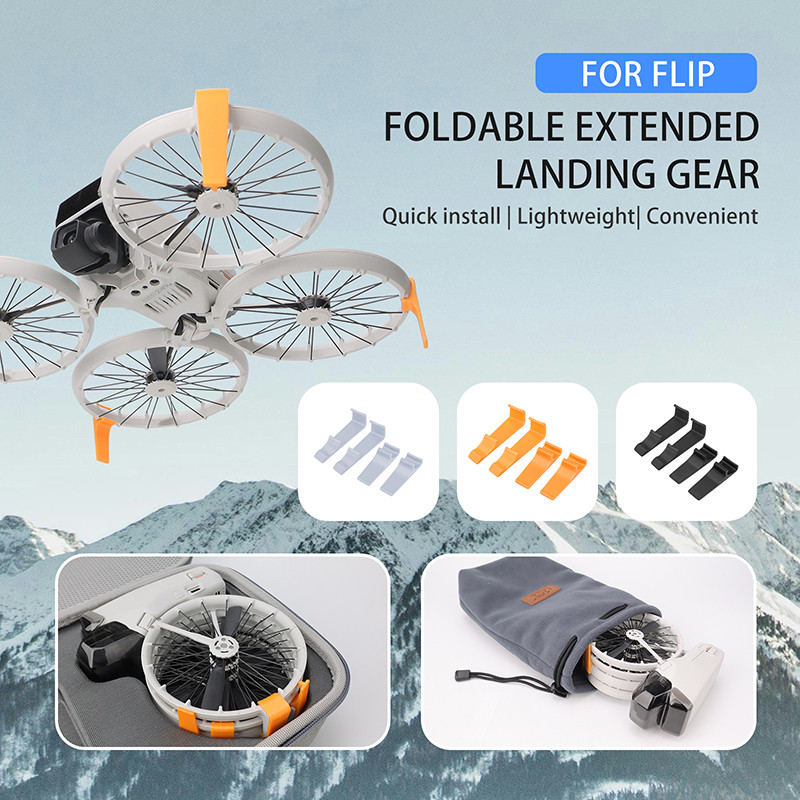 For DJI Flip Foldable Heightened Tripod and FLIP Scratch Wear Resistant ...