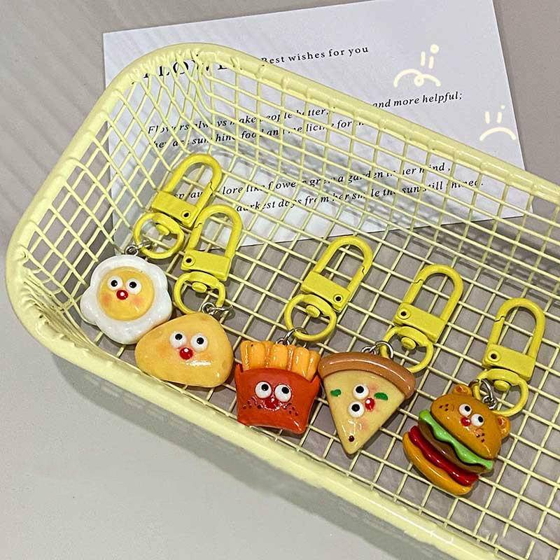 Cute Keychain simulation food keychain Phone Charm funny matching ...