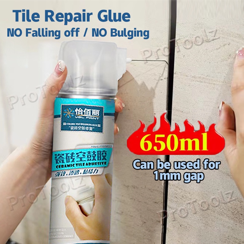 650ml Floor Tile Adhesive Repair Glue With needle design Waterproof ...