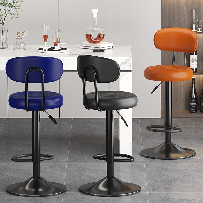 Bar counter lifting rotating chair backrest circular chair 39-80CM ...