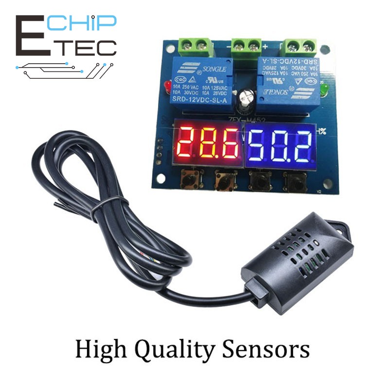 1PCS XH-M452 LED Digital Thermostat Temperature Humidity Control Thermometer Hygrometer DC 12V ...