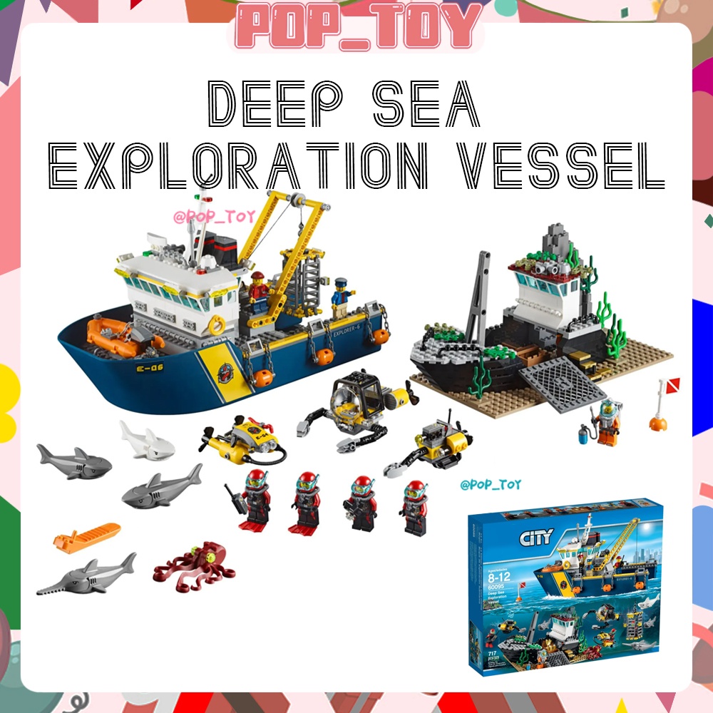 MOC 60095 Deep Sea Exploration Exploration Ship Urban Assembly Building Blocks Children Boys ...