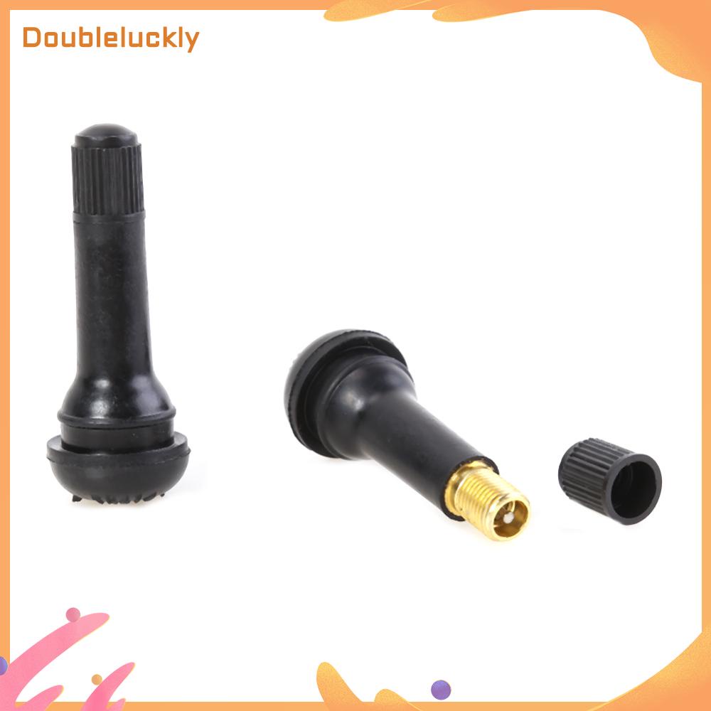 100x TR414 In Rubber Valve Stems Car Motorcycle Tubeless Tire Tyre ...