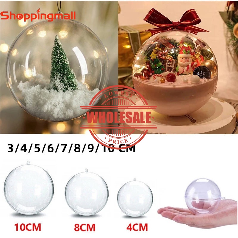 [Wholesale Price] 5-10cm Transparent Balls Open Plastic Balls For ...