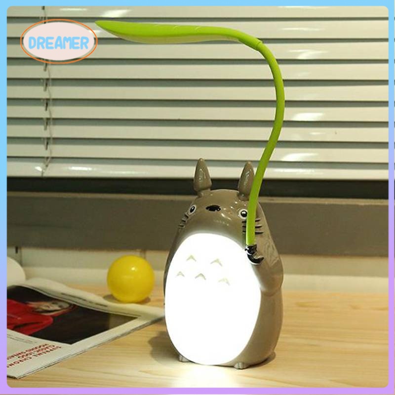White/Yellow Creative Totoro LED Night Light Animal Table Lamp USB ...