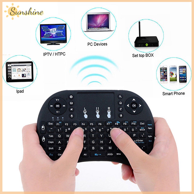 Sunshine> Mini 2.4G Wireless Keyboard Fly Air Mouse Touchpad For ...