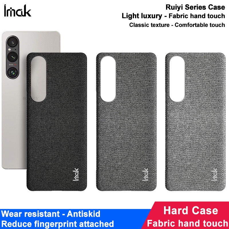 Original Imak Classic Fabric Casing Sony Xperia 1 V Shockproof Cover ...