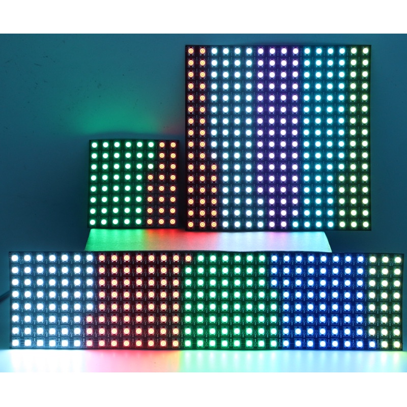 8 * 8 8 * 32 16 * 16 Soft PCB Board Pixel Screen Flexible Full Color ...