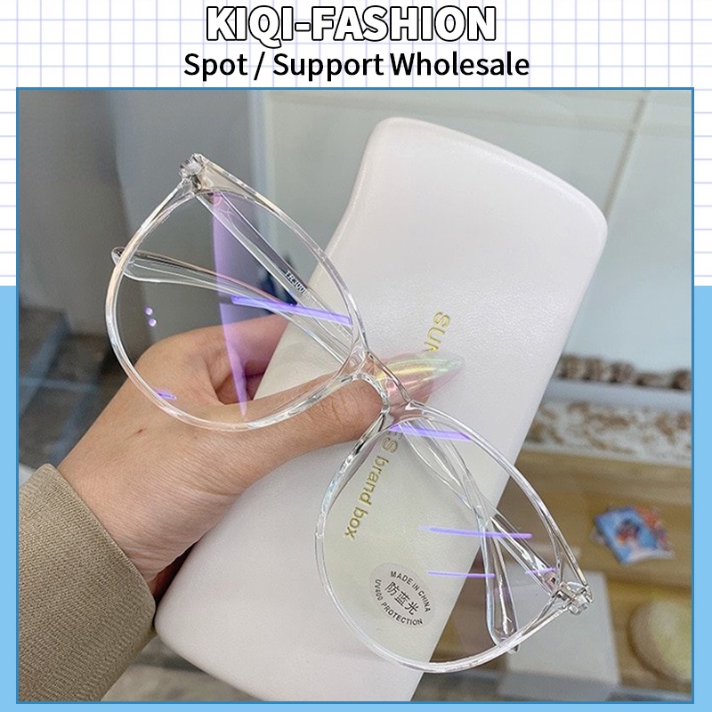 Transparent Computer Glasses Anti Clear Blue Glasses Unisex | Shopee ...