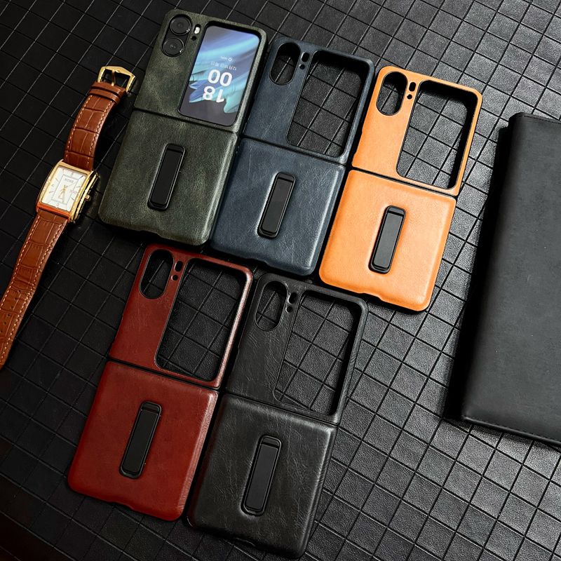 HOCE n3flip Folding bracket PU Leather Phone Case For OPPO FindN2 ...