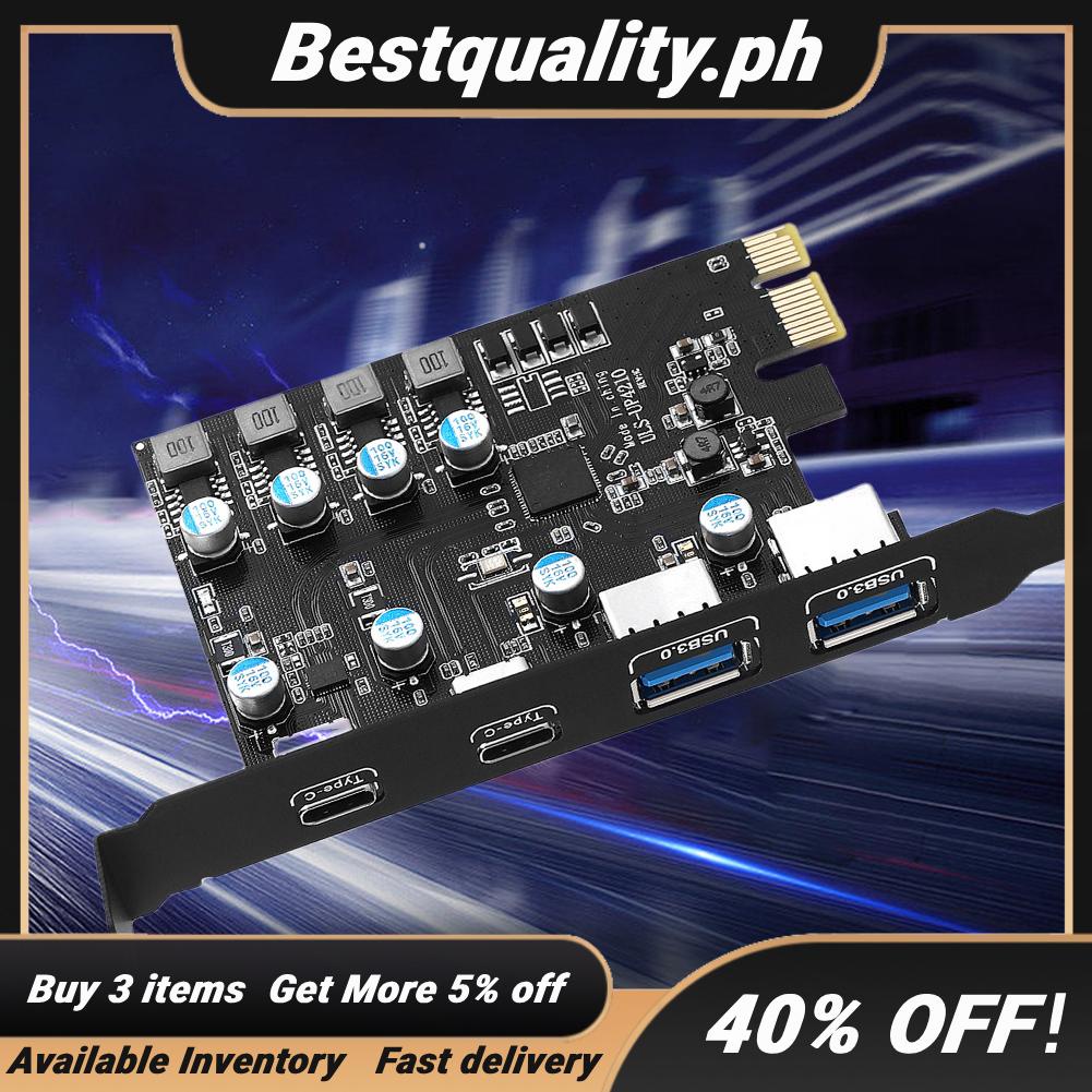 USB3.0 PCIE Card 2*USB A Port+2*USB C Port/USB3.2 GEN1 Expansion ...