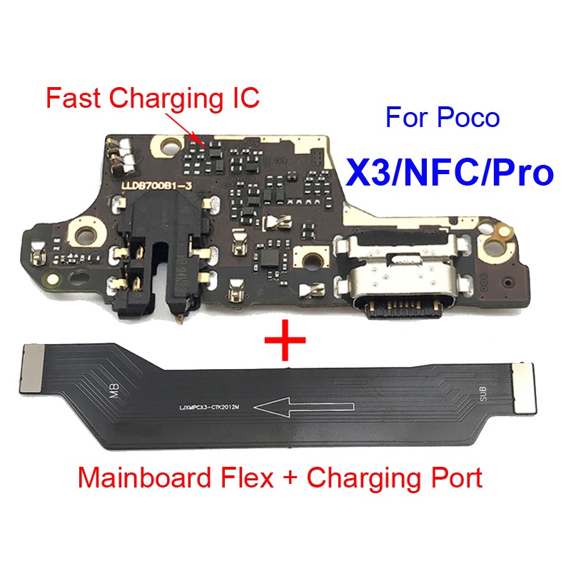 Fast Charging Port Board And Main Board Motherboard Connector Flex For ...