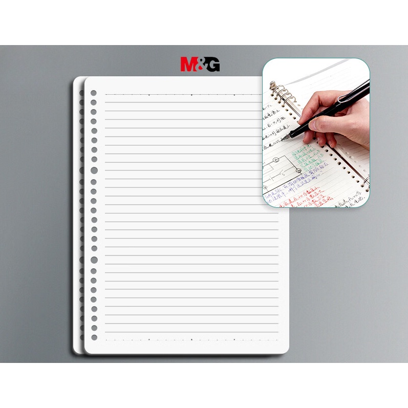 M&G Stationery A5/60 Loose-leaf Notebook Refill 20-hole Notebook Loose ...