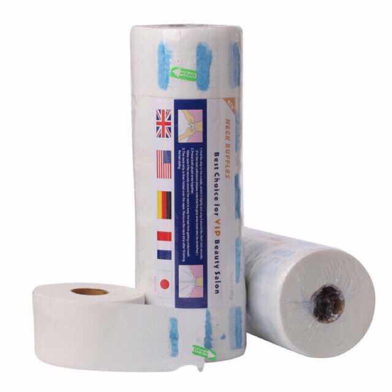 5 Rolls Neck Tissue Neck Paper for Barbers or Salon barbers | Shopee ...
