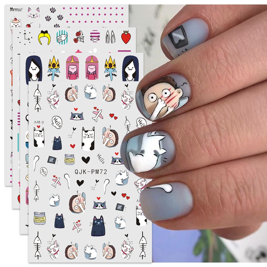Nail Art Stickers Wholesale Children's Cartoon Cute Nail Stickers ...