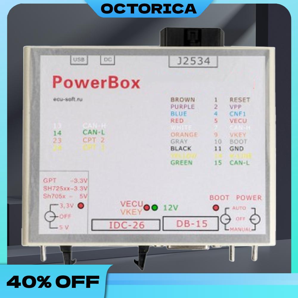 Power Box ECU-Soft Programmer US Plug ECU Programmer Power Box J2534 3 ...