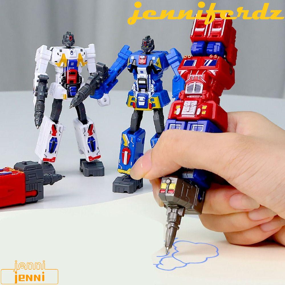 JENNIFERDZ Deformation Toy, Plastic Robot Shaped Ballpoint Pen ...