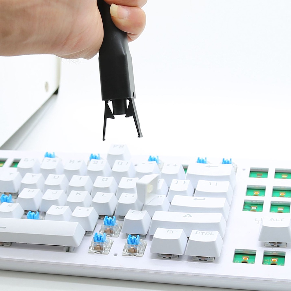[Lucky]2 in 1 Key Cap Puller Remover Switch Adjuster DIY Keycap Starter ...
