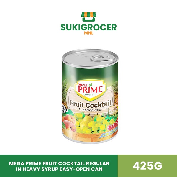 Mega Prime Fruit Cocktail Regular In Heavy Syrup Easy-Open Can 425g ...