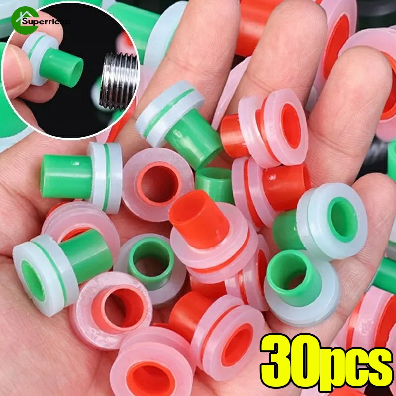 30pcs DN15 Leak-Proof Faucet Seal Washer Gasket / 1/2 Inch Thread ...