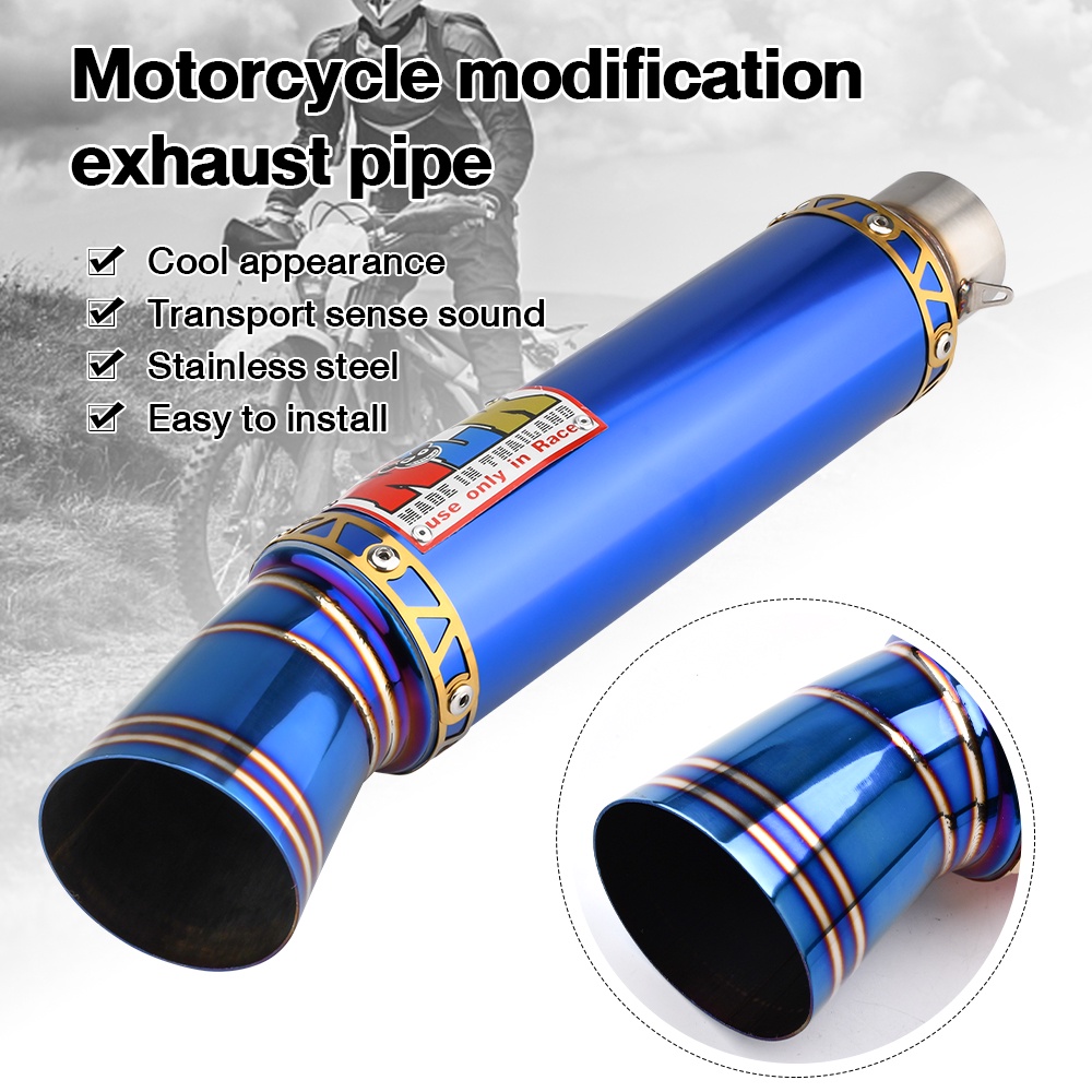51mm inlet canister only muffler exhaust muffler type pipe daeng ...