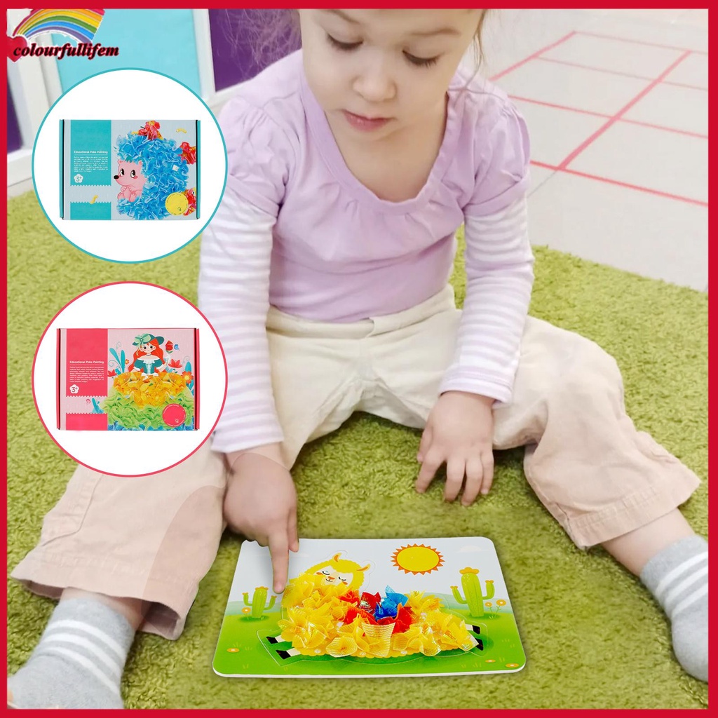 Puzzle Puncture Painting Set Creative Poke Art DIY Toys Educational ...