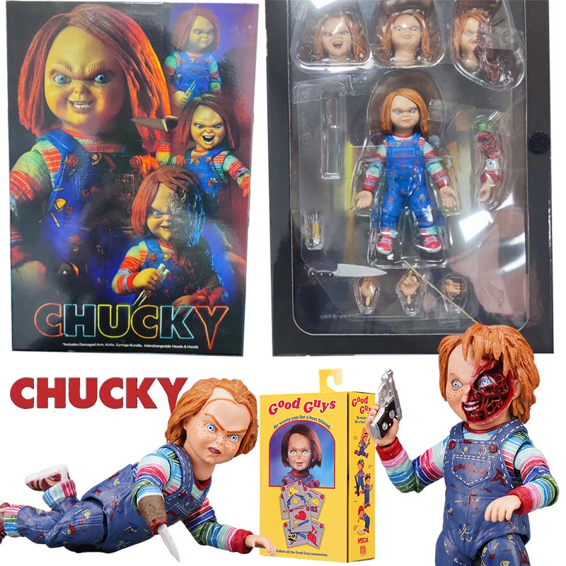 Neca Chucky Action Figure Child's Play Horror Ultimate TV Series ...
