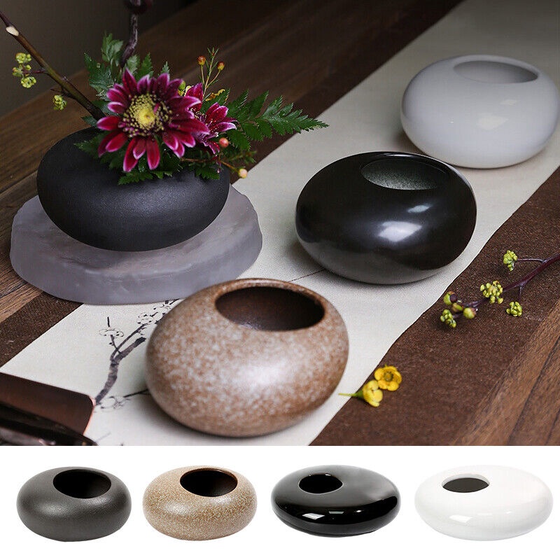 Kenzan Ceramic Flower Pot Japanese Style Water Droplet Flower ...