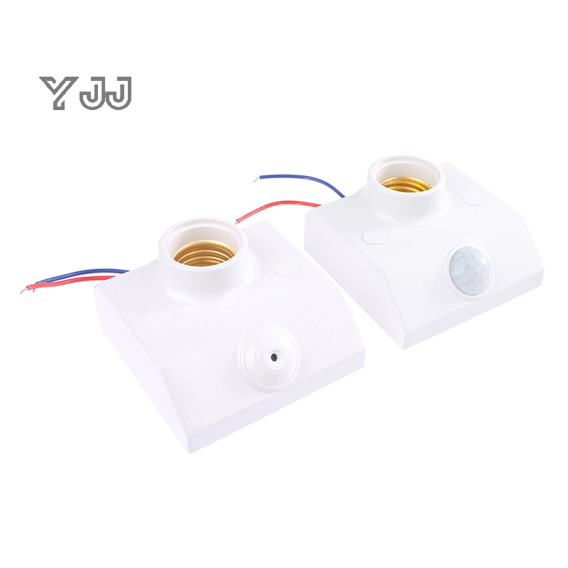 yangjianjun＞ Automatic Human Body Infrared IR Sensor LED Bulb Light E27 Base Lamp Holder Motion ...