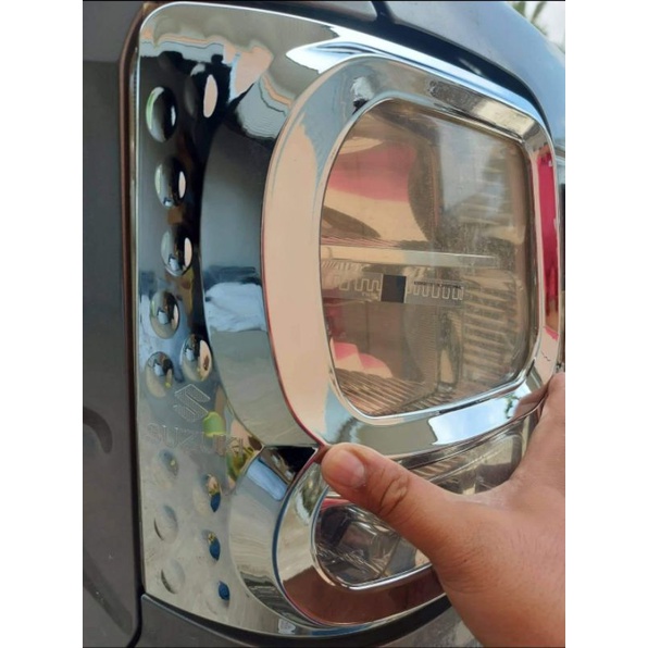 1 Pair Head Lamp Chrome Cover for Suzuki Every Van DA64V Transformer ...