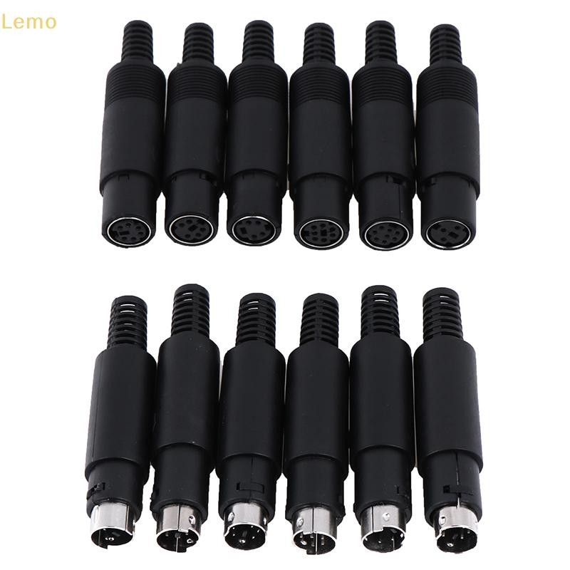 [Lemo] Mini DIN Plug Socket Connector 3/4/5/6/7/8 PIN Chassis Cable ...