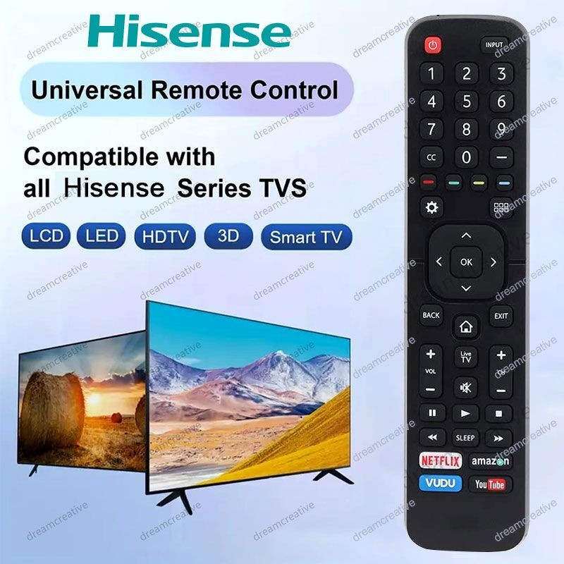 EN2A27 New Universal Remote for All Hisense TV Remote, Replacement ...