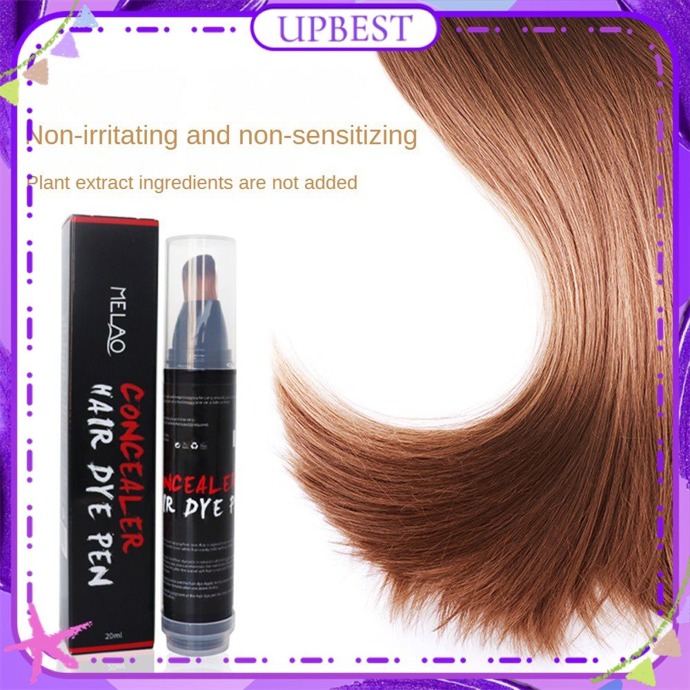 MELAO Hair Dye Pen Hair Dye Hair Care Lipstick Hair Cream Hairline Hair ...