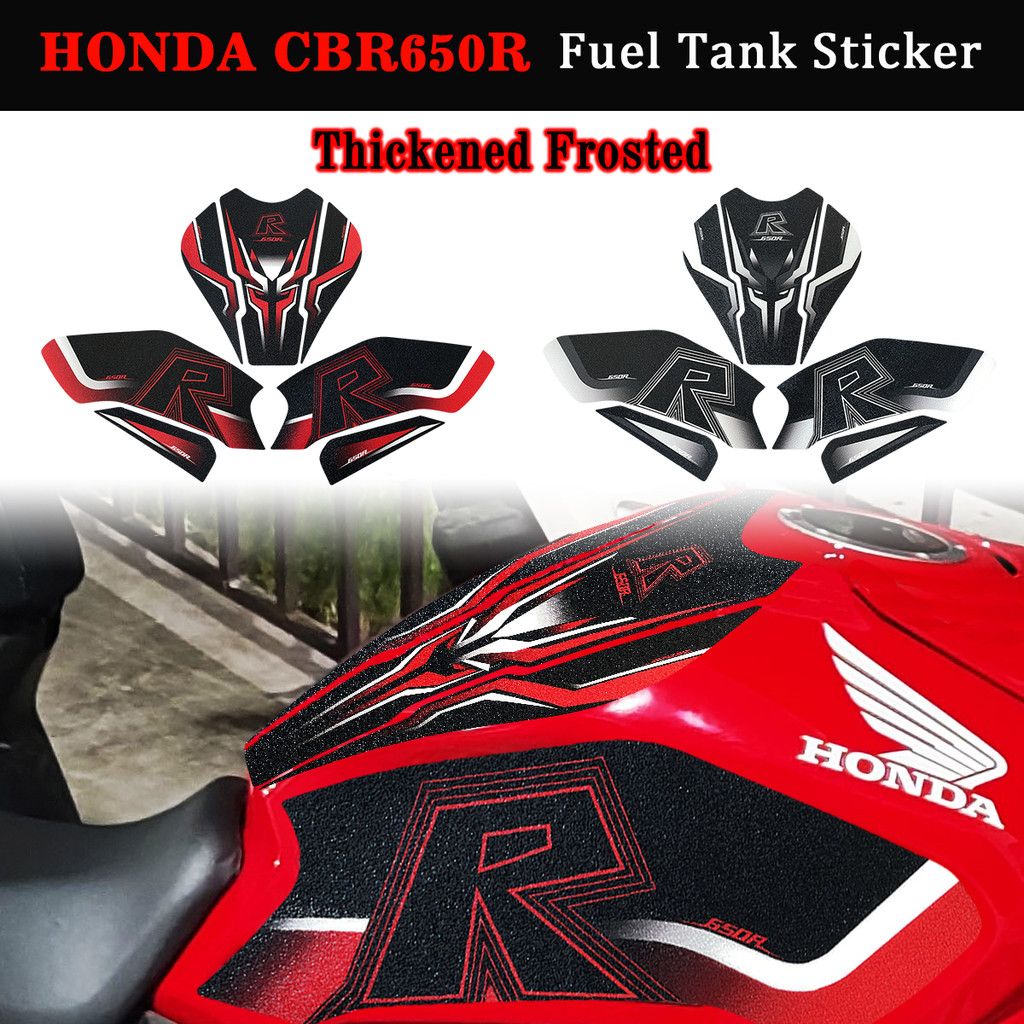 HONDA CBR650R Fuel Tank Stickers Motorcycle Thick Frosted Protective ...
