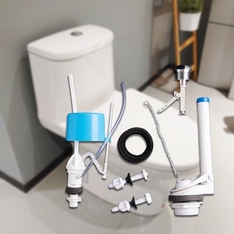 Toilet Bowl With Flush Set Toilet Water Tank Fittings Intake Valve ...