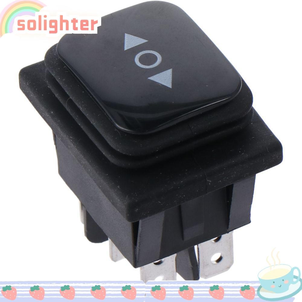 SOLIGHTER Toggle Switch, Momentary Polarity Waterproof Reverse Switch ...