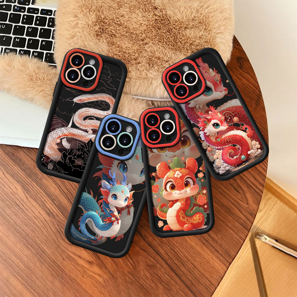 For Redmi Note 14 Pro 14C A3 13C 12C 10C A2 Note13 12 10A 9C C65 Zodiac Year of the Snake Case ...