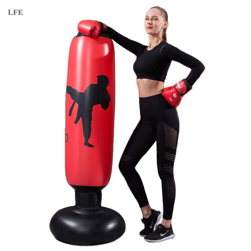 LFE Inflatable Boxing Bag Adult Children Boxing Punch Kicking Sandbag ...