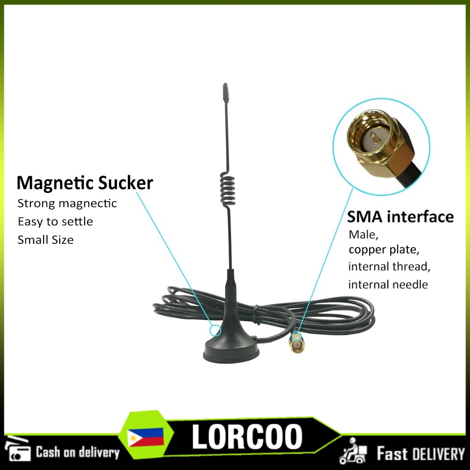 High-quality 12dbi 5dbi 433Mhz Antenna lora 433 MHz antenna SMA Male ...