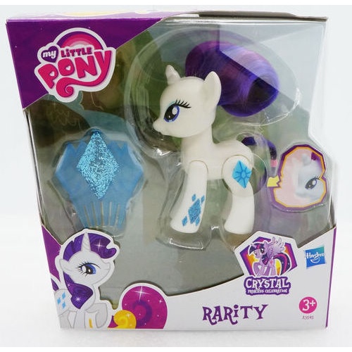 My Little Pony Crystal Rarity,Head Can Movable with Comb | Shopee ...