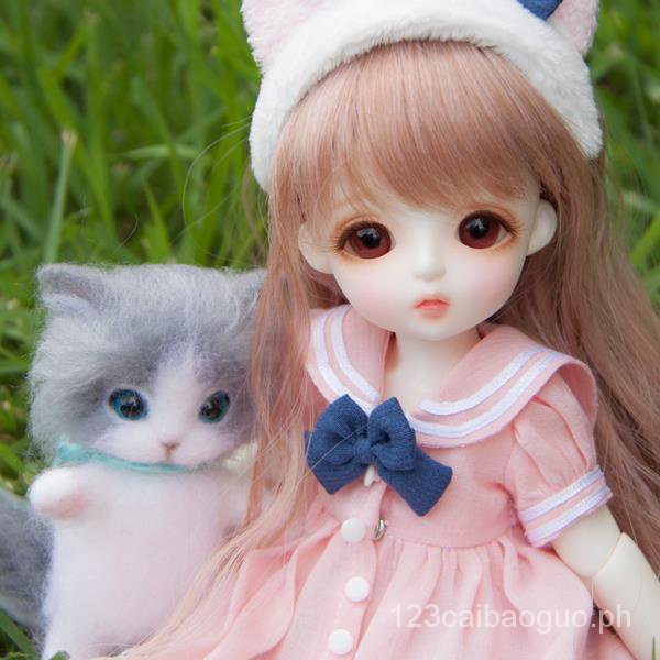 Full set of cute baby bjd doll SD doll 1/6 girl lina miu joint doll ...