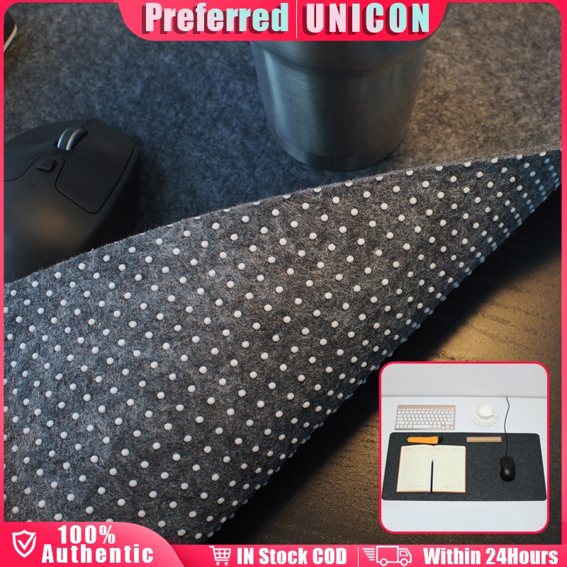 Multi Sizes Large Wool Felt Gaming Mouse Pad Office Desk Laptop Anti ...