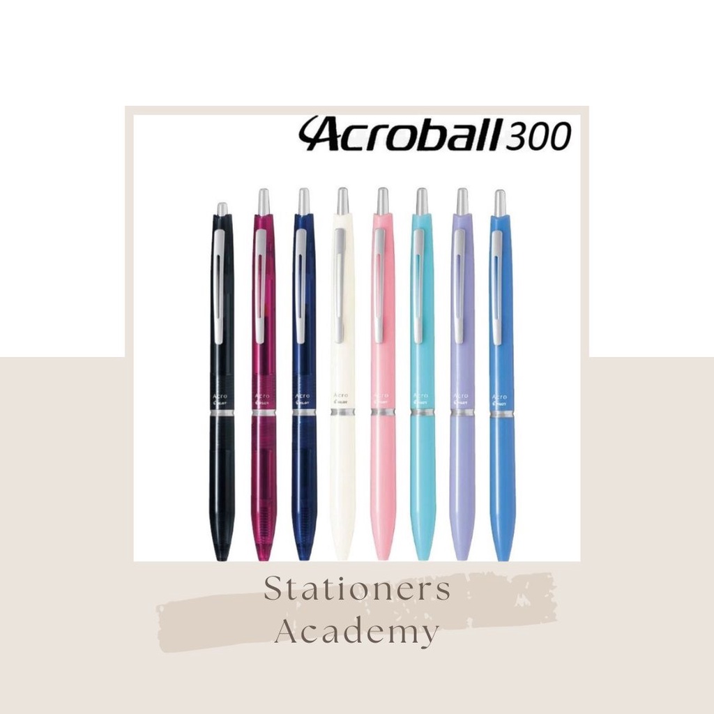 Pilot Acroball 300 Acro300 bac-30ef assorted body color | Shopee ...