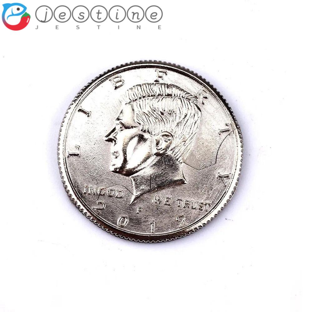 JESTINE Magic Ripped Coin, Gimmick Prop Illusion and Restored Coin ...